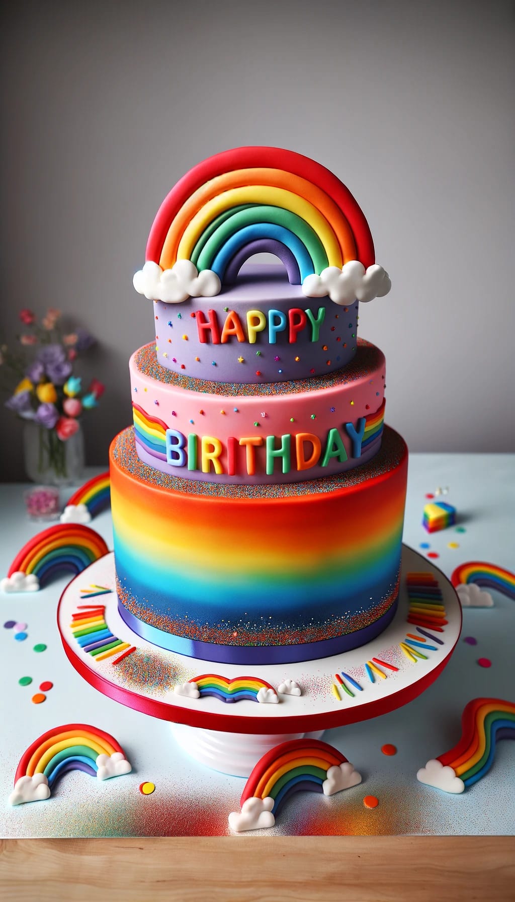 Rainbow Birthday Cakes in Lahore - Forever Bakery | Order Now